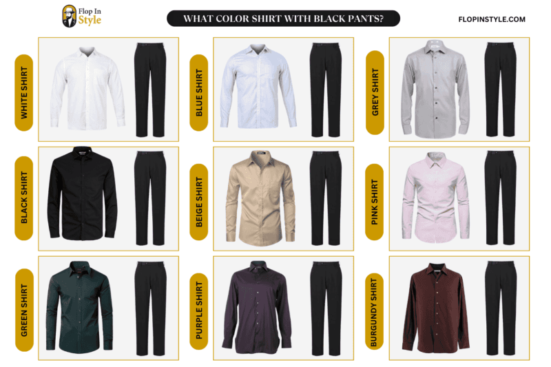 What Color Shirt Goes With Black Pants? (Outfit Ideas)