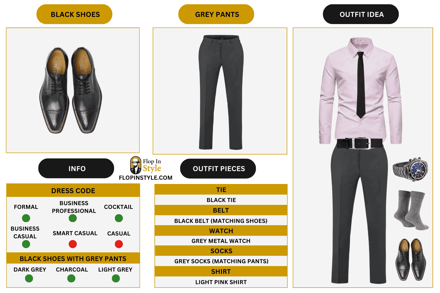 What Color Shoes With Grey Pants? (Outfit Ideas)