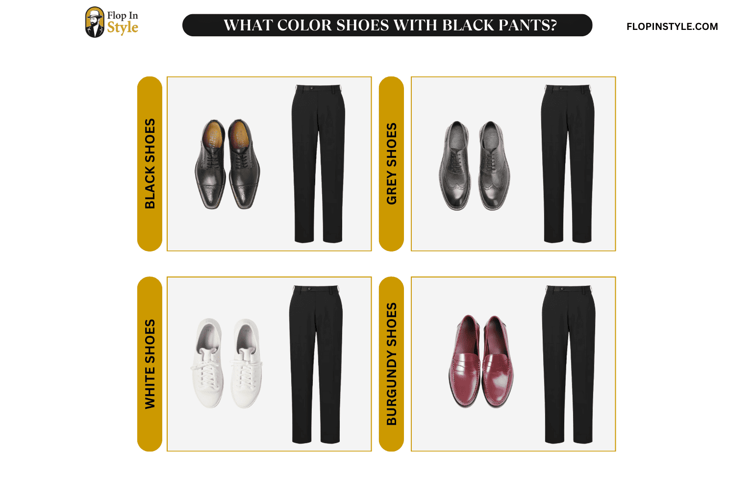What Color Shoes With Black Pants? (Outfit Ideas)