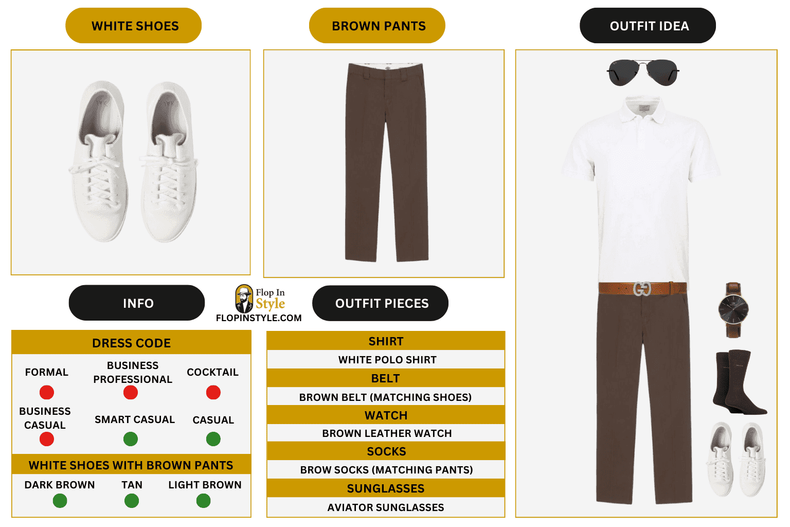 What Color Shoes With Brown Pants? (Outfit Ideas)