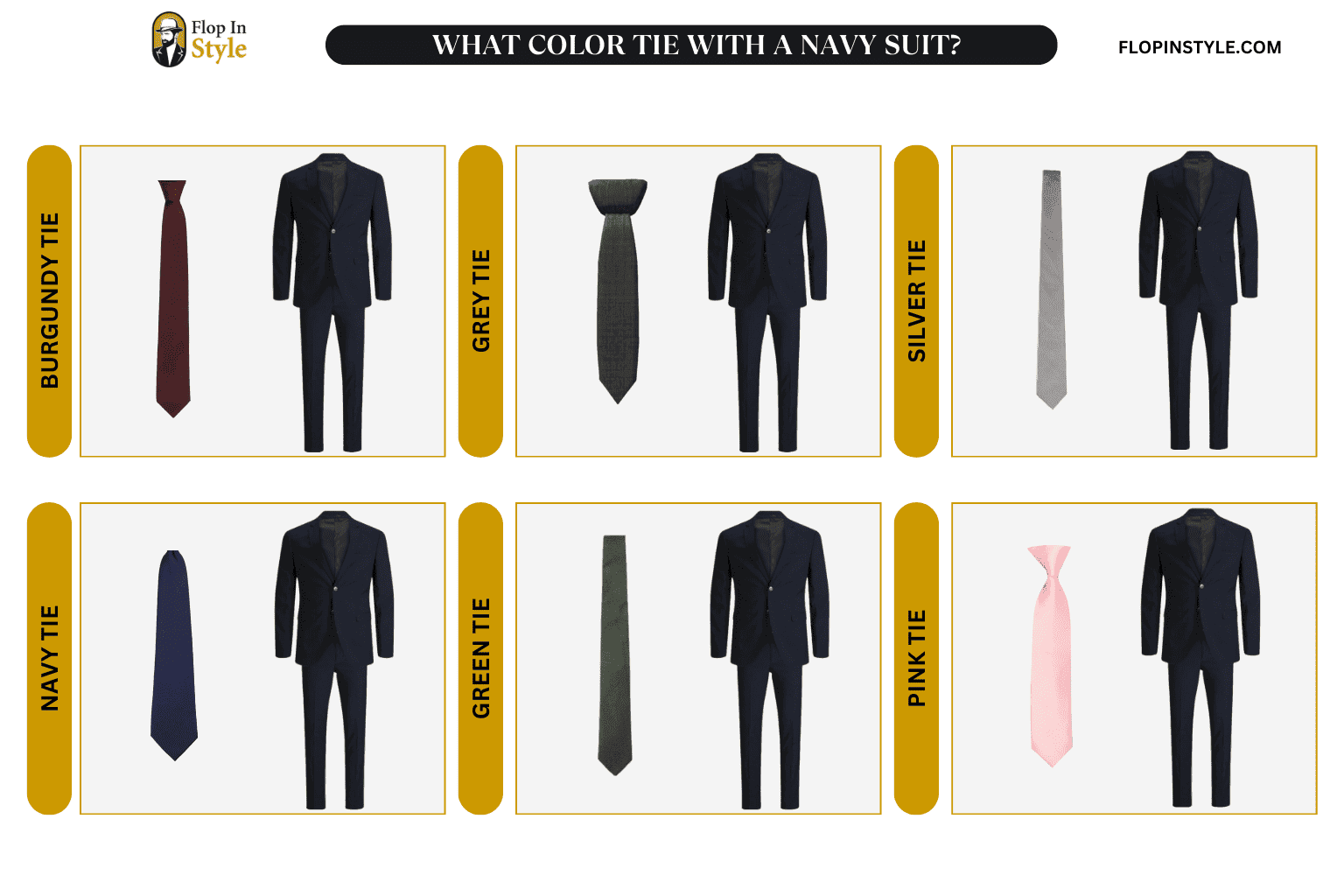 What Color Tie With A Navy Suit? (Outfit Ideas)