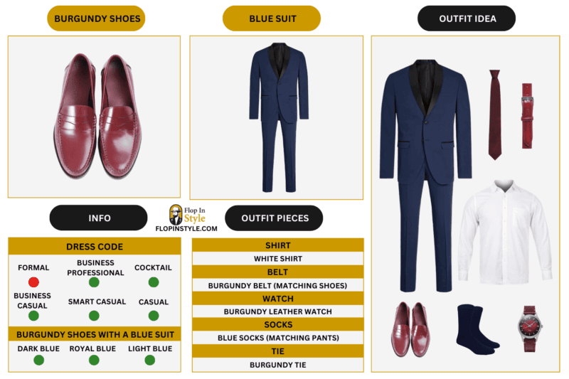 What Color Shoes With A Blue Suit? (Outfit Ideas)