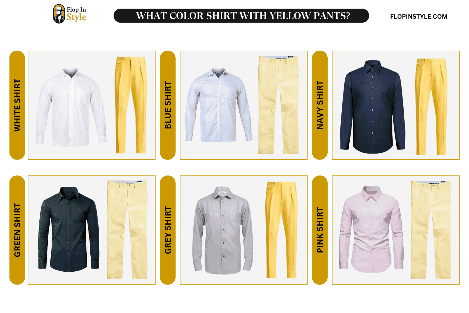 What Color Shirt With Yellow Pants? (Outfit Ideas)