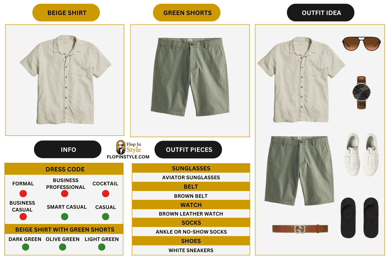 What Color Shirt With Green Shorts? (Outfit Ideas)