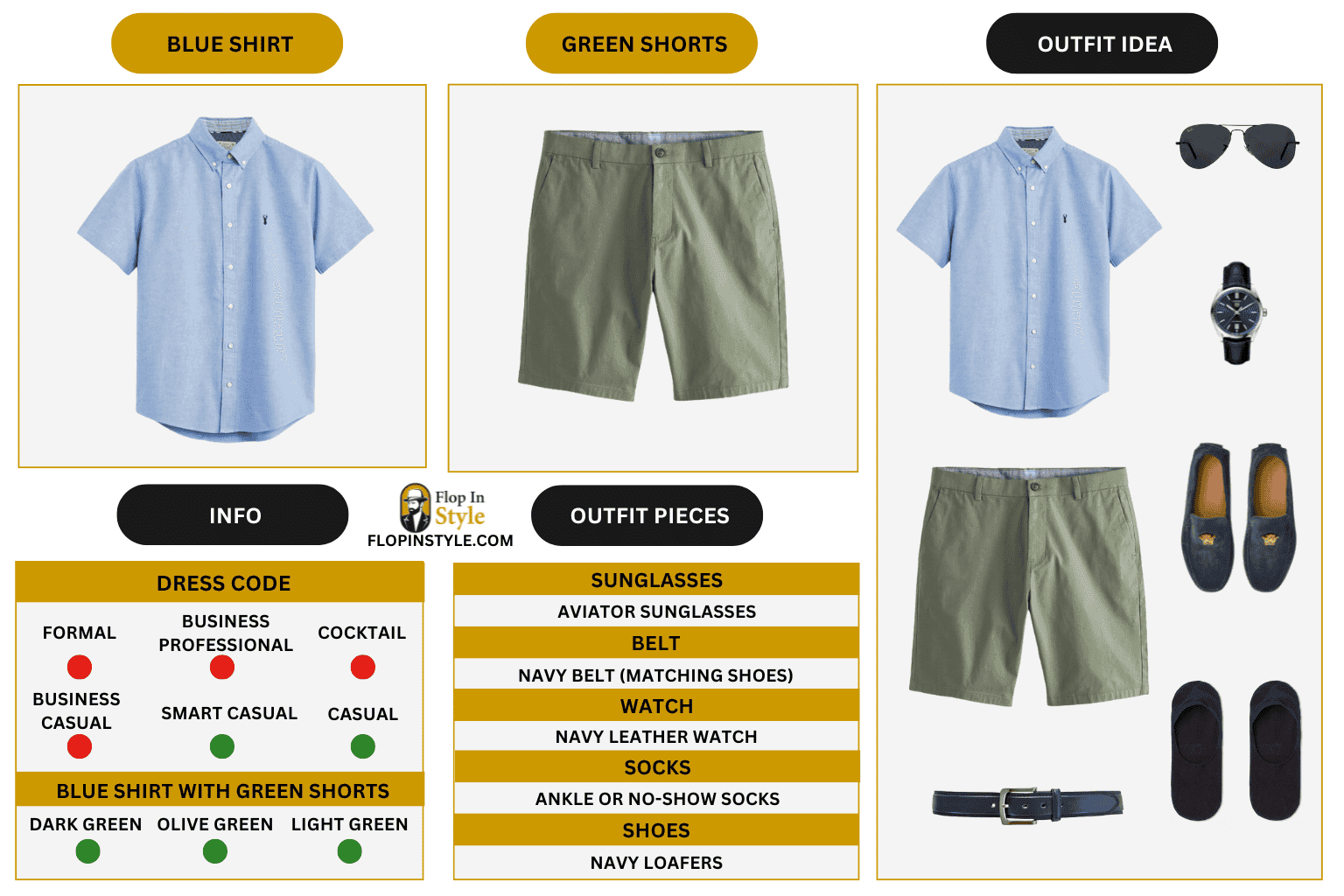 What Color Shirt With Green Shorts? (Outfit Ideas)