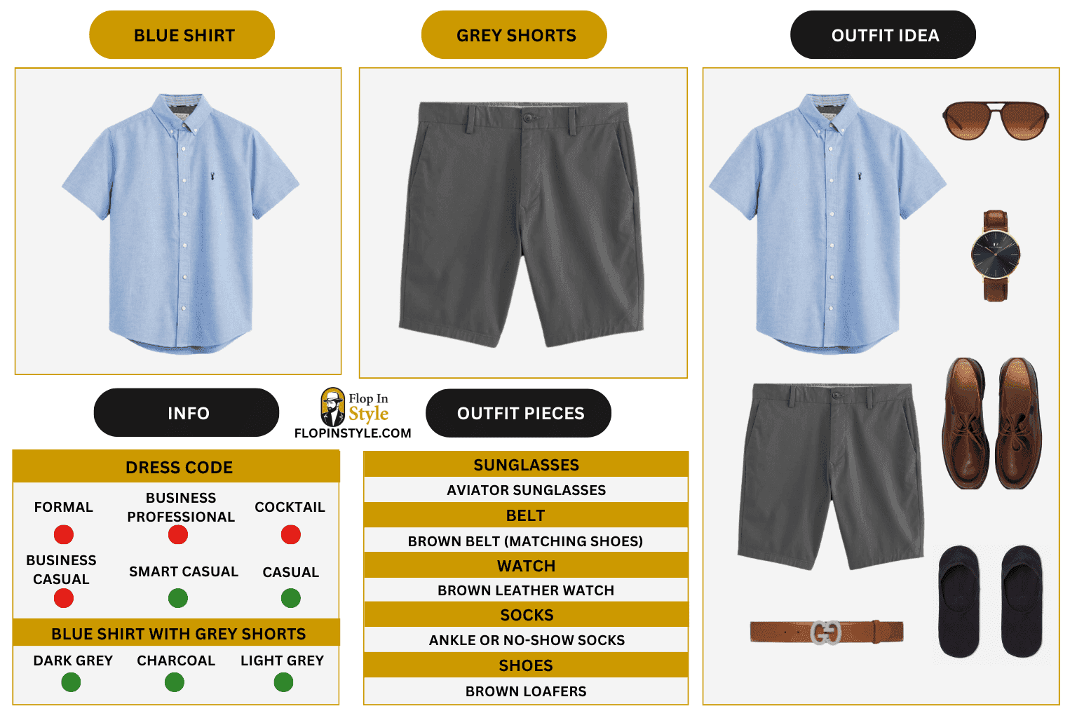 What Color Shirt With Grey Shorts? (Outfit Ideas)