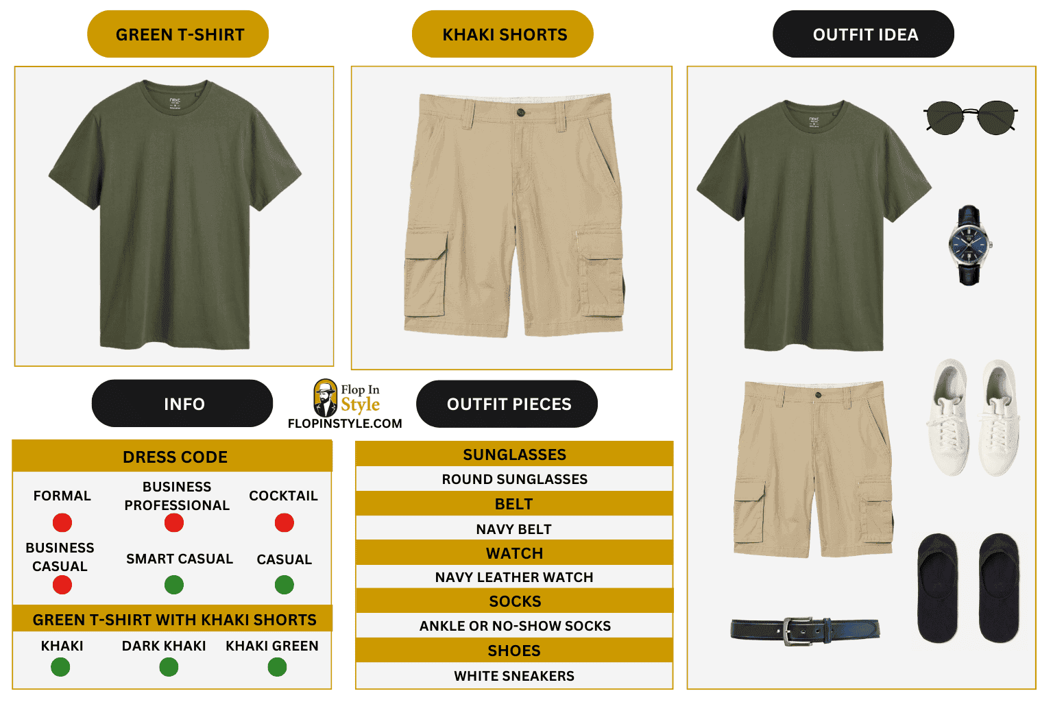 What Color Shirt With Khaki Shorts? (Outfit Ideas)