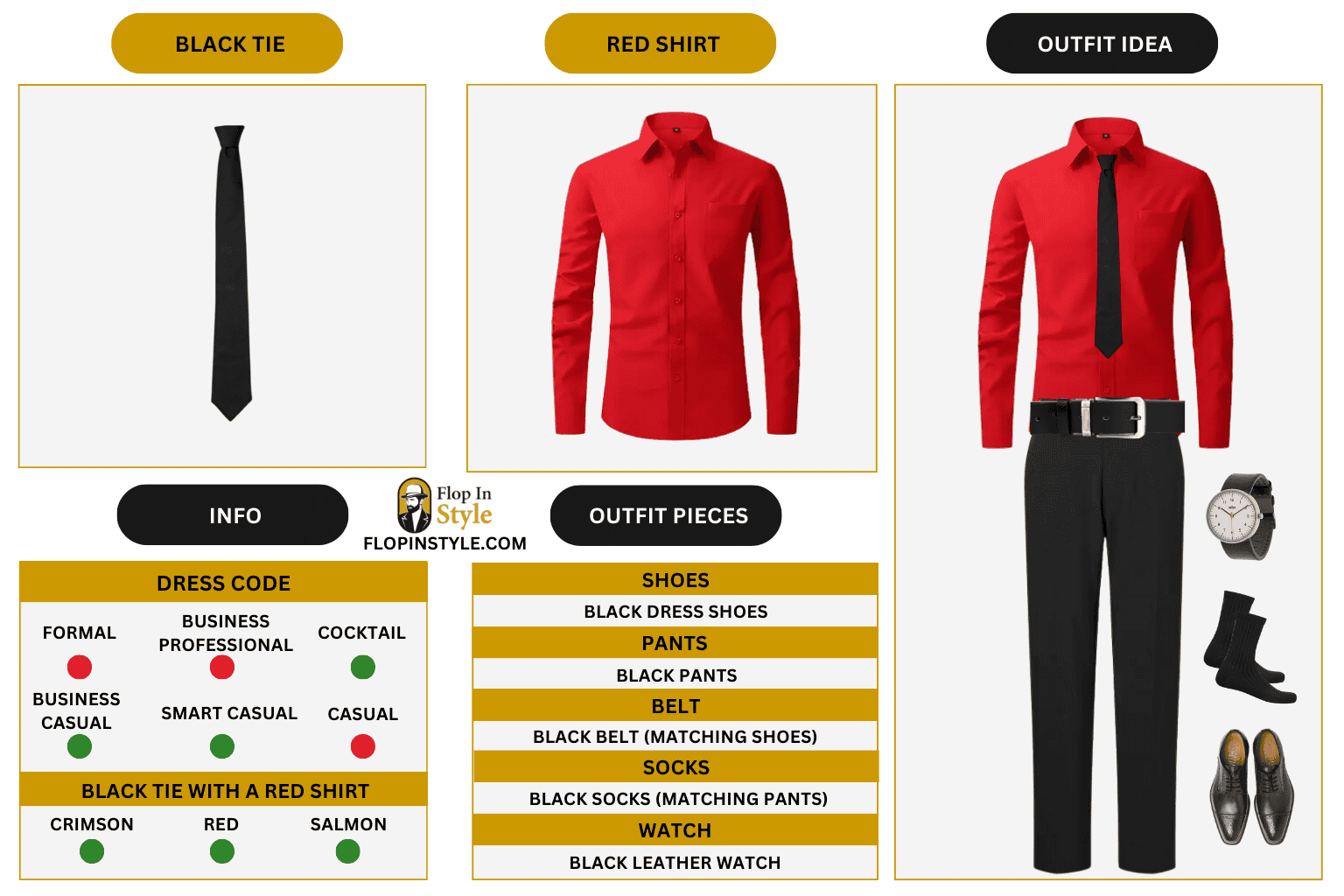 What Color Tie Goes With A Red Shirt? (outfit Ideas)