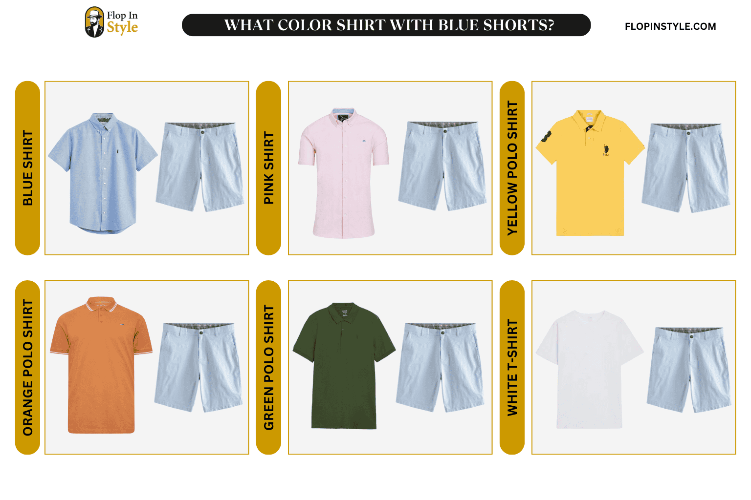What Color Shirt With Blue Shorts? (Outfit Ideas)