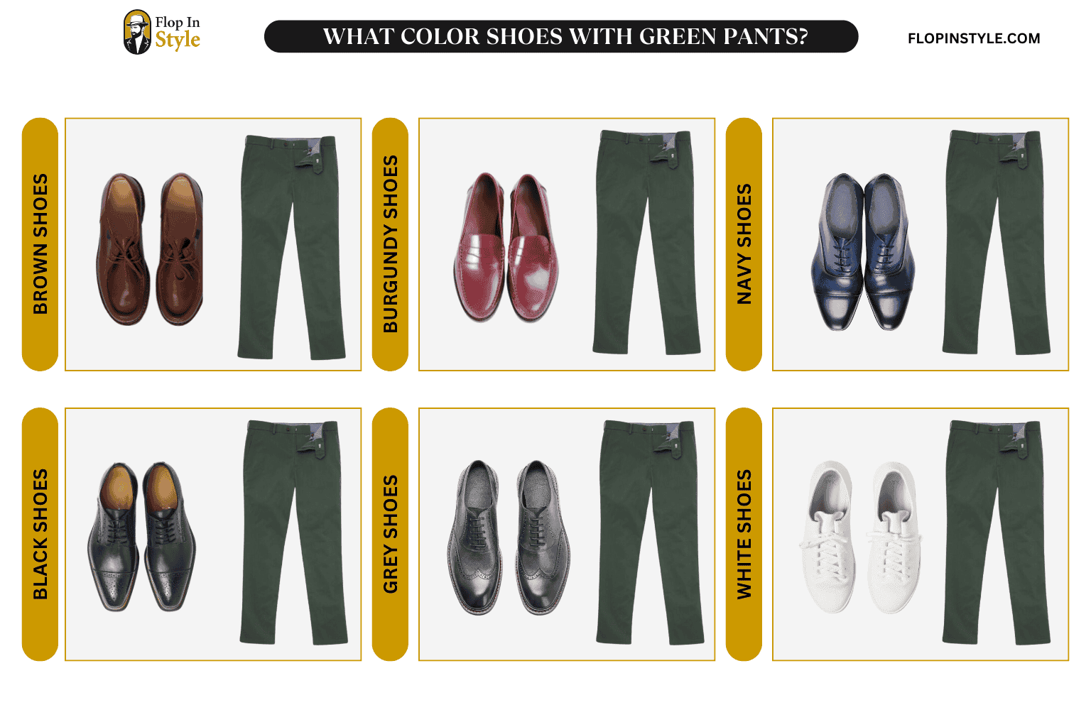 What Color Shoes With Green Pants? (Outfit Ideas)