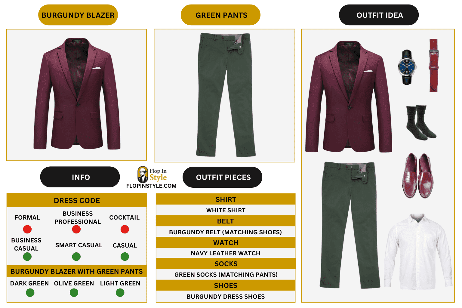 What Color Blazer With Green Pants? (Outfit Ideas)