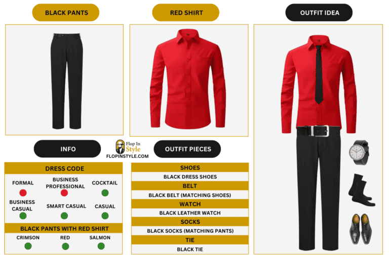What Color Pants With A Red Shirt? (Outfit Ideas)