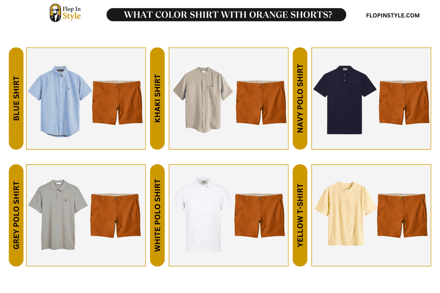 What Color Shirt With Orange Shorts? (Outfit Ideas)