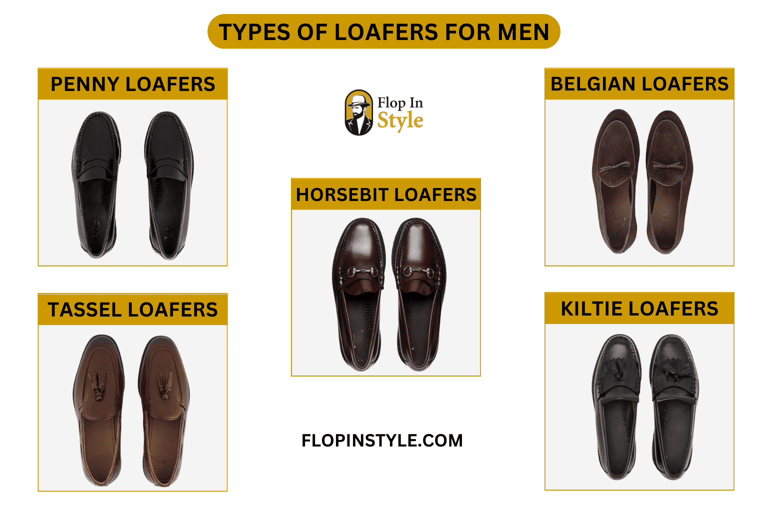 5 Types Of Loafers For Men You Should Know