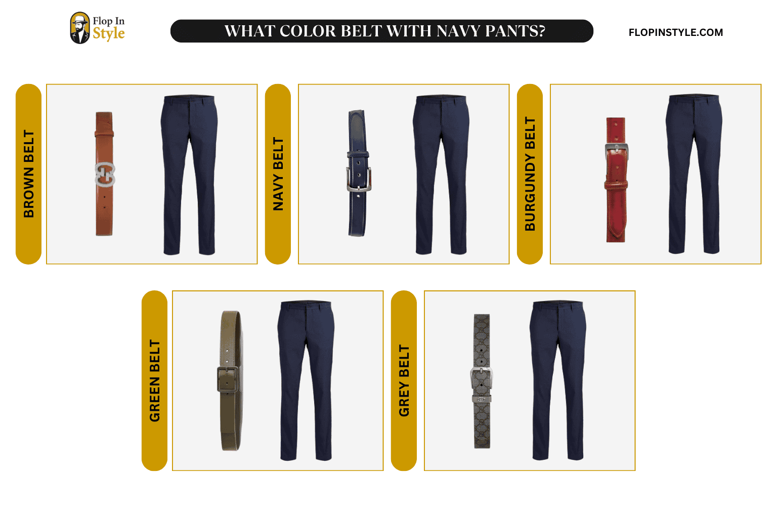 What Color Belt With Navy Pants? (Outfit Ideas)